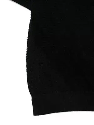 Tagliatore Polo-collar T-shirt - Black