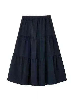 CHOCOOLATE Tiered Skirt - Blue