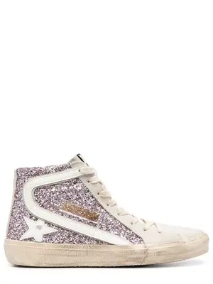 GOLDEN GOOSE Glitter High-top Sneakers