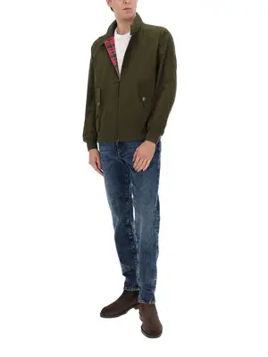 BARACUTA G9 Harrington Jacket - Green