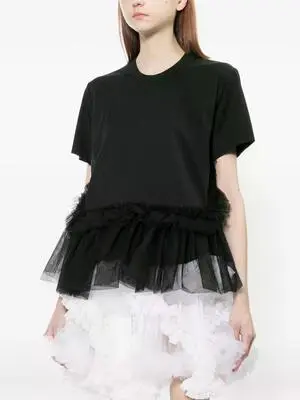 Noir Kei Ninomiya Ruffled T-shirt