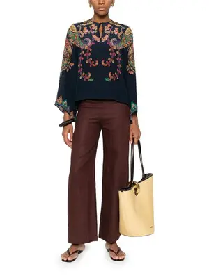 Etro Floral Paisley Print Blouse - Multicolour