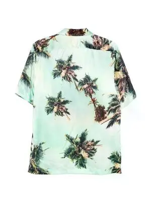 MAZZARELLI Palm-print Shirt