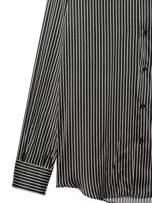 MAZZARELLI Striped Shirt - Black