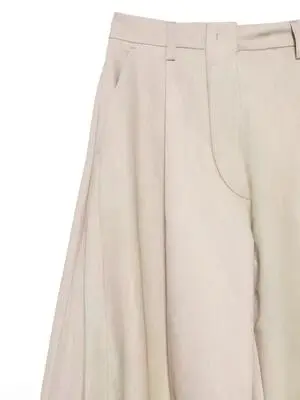 THELATEST Billie Pleated Trousers - Neutrals