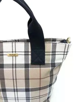 Barbour Tartan Tote Bag