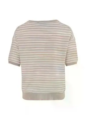 Bruno Manetti Striped Crew-neck Sweater