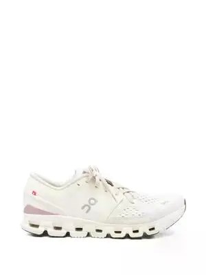 On Cloud X 4 Perforated Sneakers - Neutrals