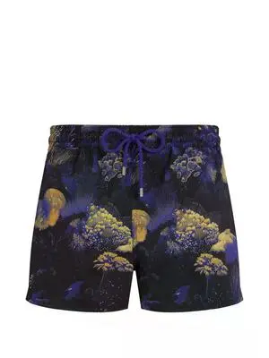 Vilebrequin Coral Reef Print Swim Shorts - Black