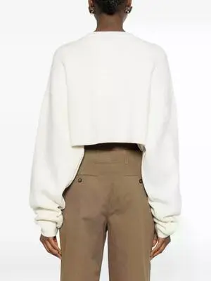 TOTEME Cropped Cardigan - Neutrals