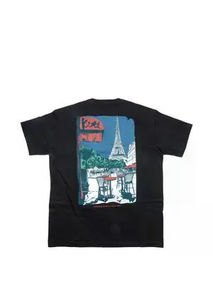 Kith Eiffel-cafe Logo T-shirt