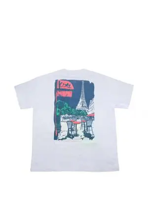 Kith Eiffel-cafe Logo T-shirt