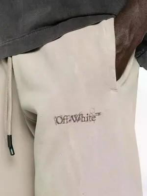 Off-White Drawstring Track Pants