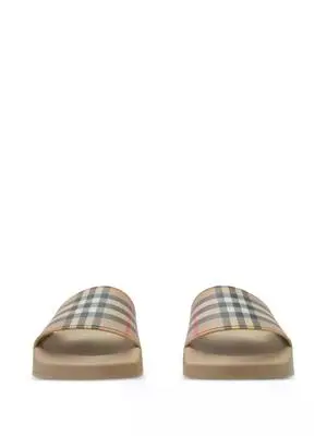 Burberry Check Slides