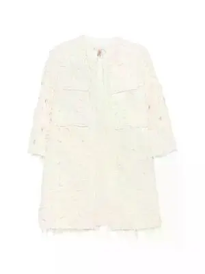 BYE Open-front Textured Coat