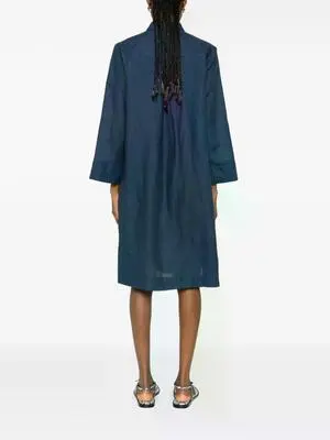ARCHIVIO '67 V-neck Side-slit Midi Dress