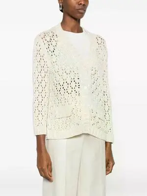 Fabiana Filippi Openwork Patch-pocket Cardigan