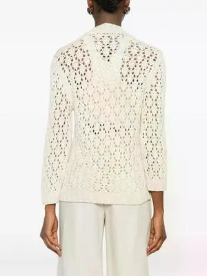 Fabiana Filippi Openwork Patch-pocket Cardigan