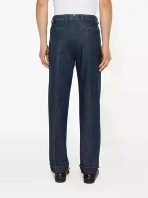 GTA Pleated Cuffed Jeans