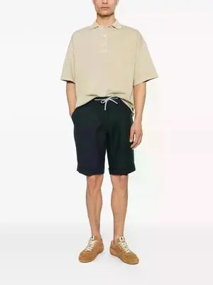ARTE ANTWERP Drawstring Pleated Shorts - Blue