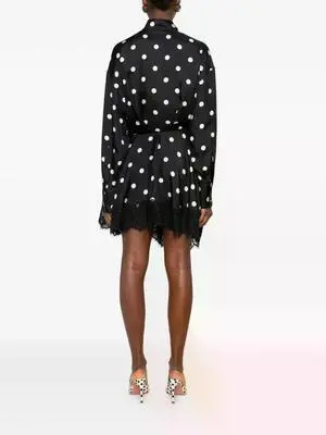 Sportmax Polka Dot Lace Dress