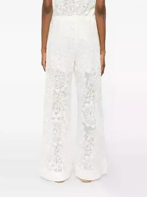 Maje Floral Lace Trousers