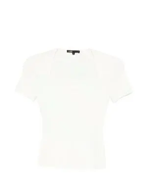 Maje Square-neck T-shirt