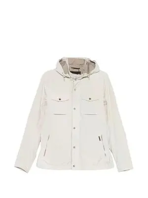 MOORER Pocket Hooded Jacket - Neutrals