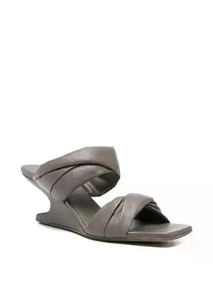 Rick Owens Twisted Lambskin Sandals