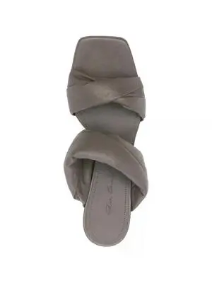 Rick Owens Twisted Lambskin Sandals