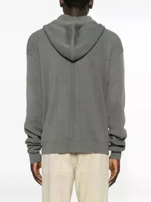 Rick Owens Hooded Zip-up Cardigan - Green