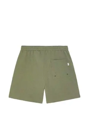 LES DEUX Seersucker Drawstring Shorts
