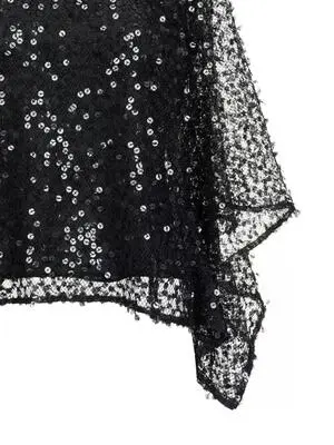 Oscar De La Renta Sequin Embellished Blouse