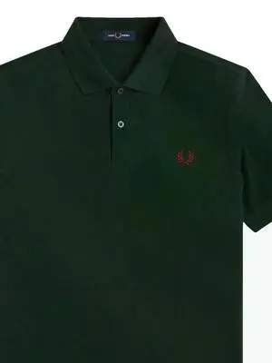 Fred Perry Logo-detail Polo Shirt - Green