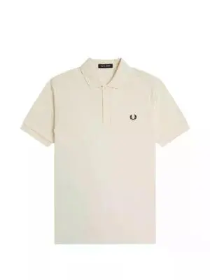 Fred Perry Logo-detail Polo Shirt - Neutrals