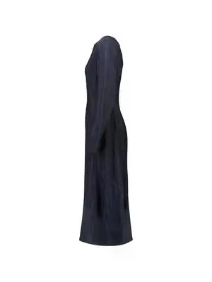 MAISON MARGIELA Long-sleeve Maxi Dress - Blue
