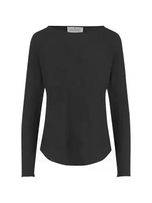 Bruno Manetti Crew-neck Long-sleeved T-shirt - Black