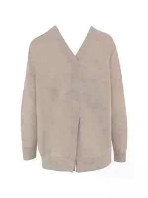 SA SU PHI V-neck Sweater - Neutrals
