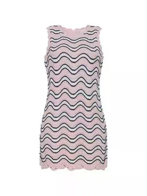 Cara Cara Suzi Crochet Striped Mini Dress