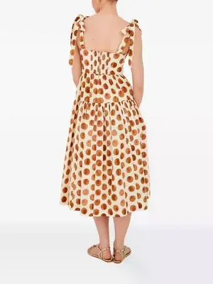 Cara Cara Faiza Printed Tie-strap Dress
