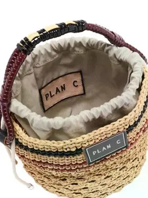 Plan C Logo Patch Bucket Bag