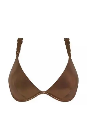 Chantelle Shaman Braided Underwire Bikini Top - Brown