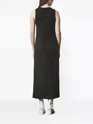 THOM KROM Textured Midi Dress - Black