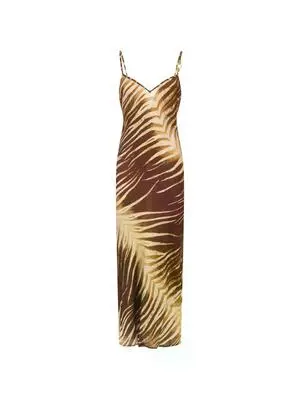 Just Cavalli Leaf-print Dress