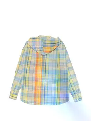 Facetasm Checked Hooded Shirt