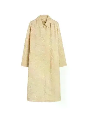 Momoni Jacquard Oversized Coat - Neutrals