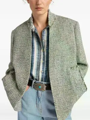 Momoni Catalina Frayed Jacket