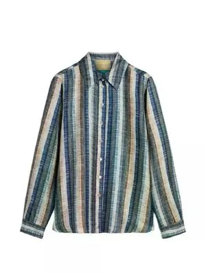 Momoni Collared Printed Shirt