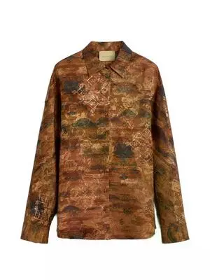 Momoni Jacquard Button Shirt