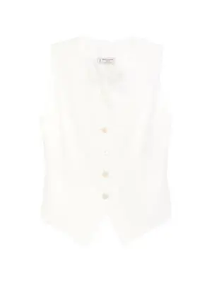 Alberto Biani Buttoned Waistcoat - Neutrals